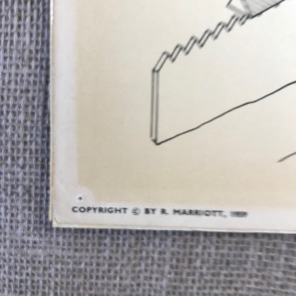 Saws 1959 Wall Chart M9 by R. Marriott – Moody Mabel