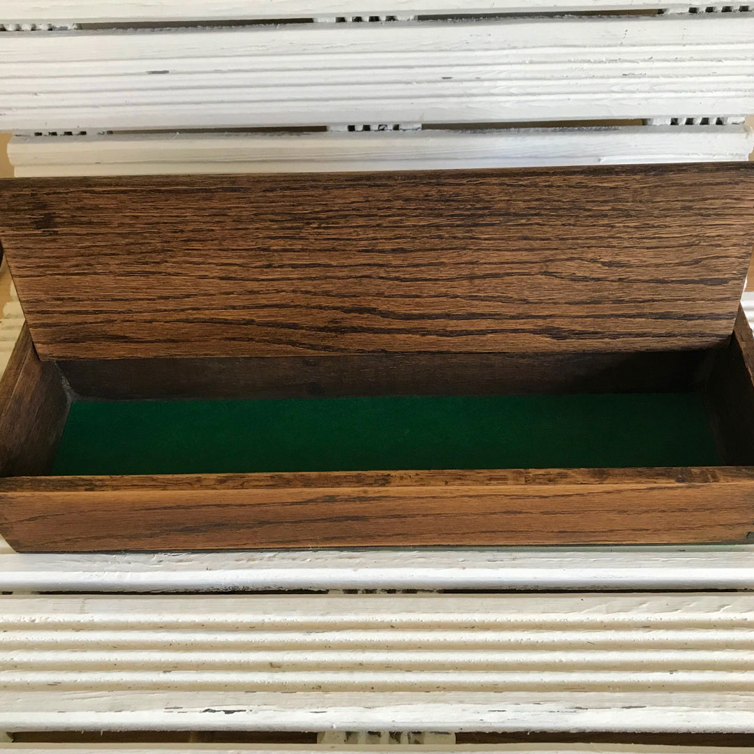 Victorian Two-lidded oak cutlery box – Moody Mabel