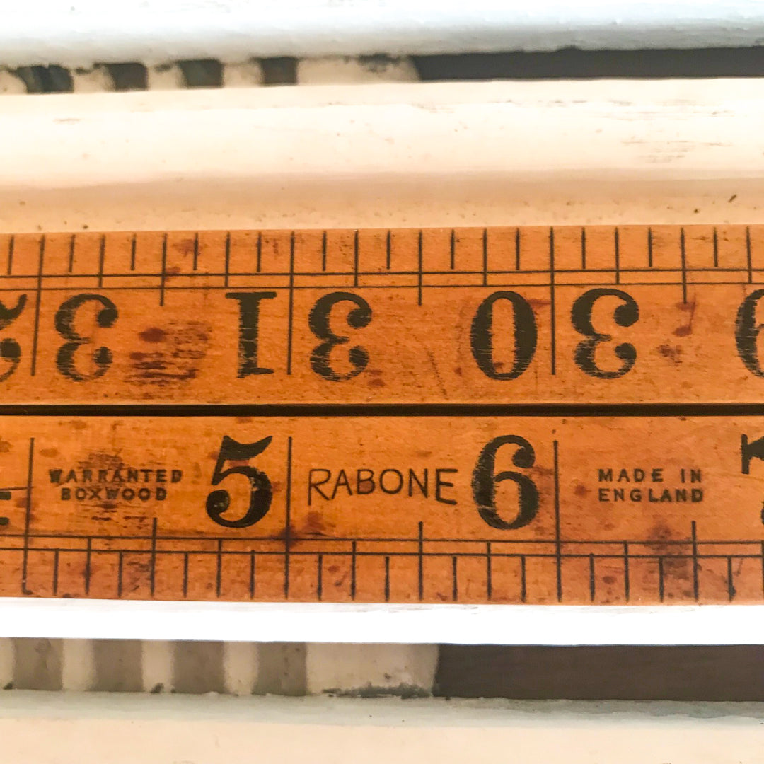 Vintage Rabone no.1167 Boxwood 36 inch folding ruler – Moody Mabel