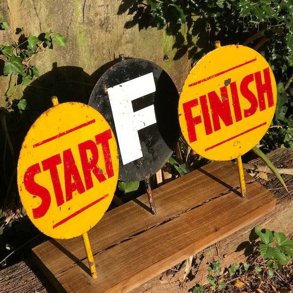 Vintage Motor Racing Hand Signs For Sale UK – Moody Mabel